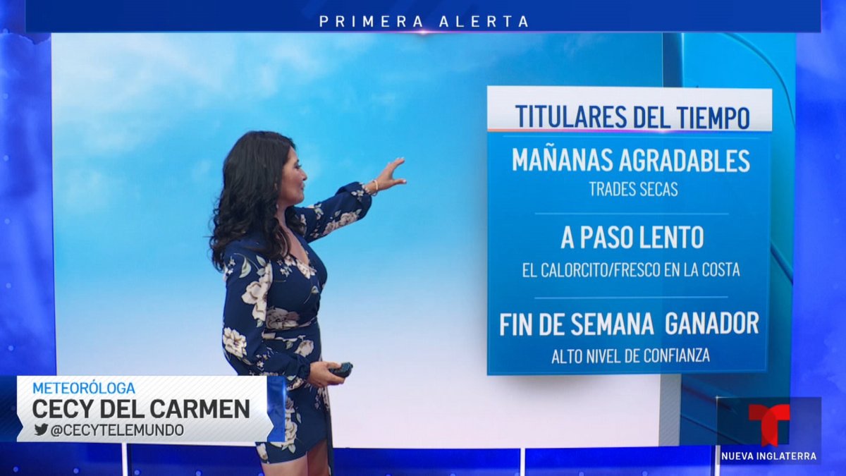 Retorno gradual del sol y calentamiento el jueves – Telemundo Nueva ...