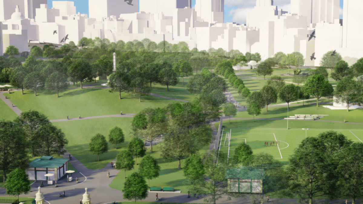 Massachusetts Plan de renovación del Boston Common Parks and Recreation ...