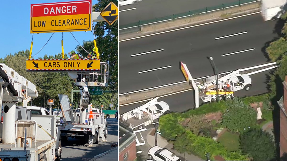 Boston, MA: Nuevo rótulo busca evitar el choque de camiones en Storrow ...