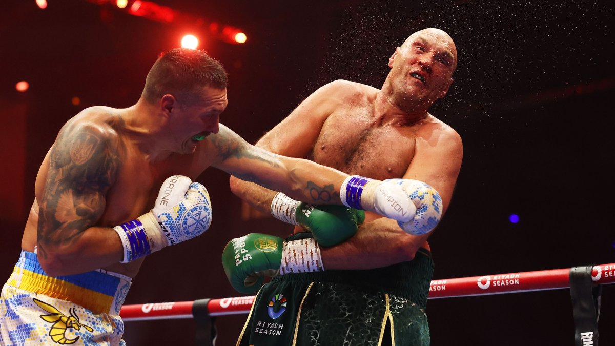 Arabia Saudí: Usyk le gana Tyson Fury – Telemundo Nueva Inglaterra