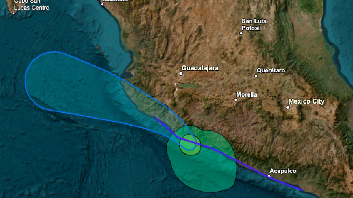 La tormenta tropical John se debilita sobre México – Telemundo Nueva ...
