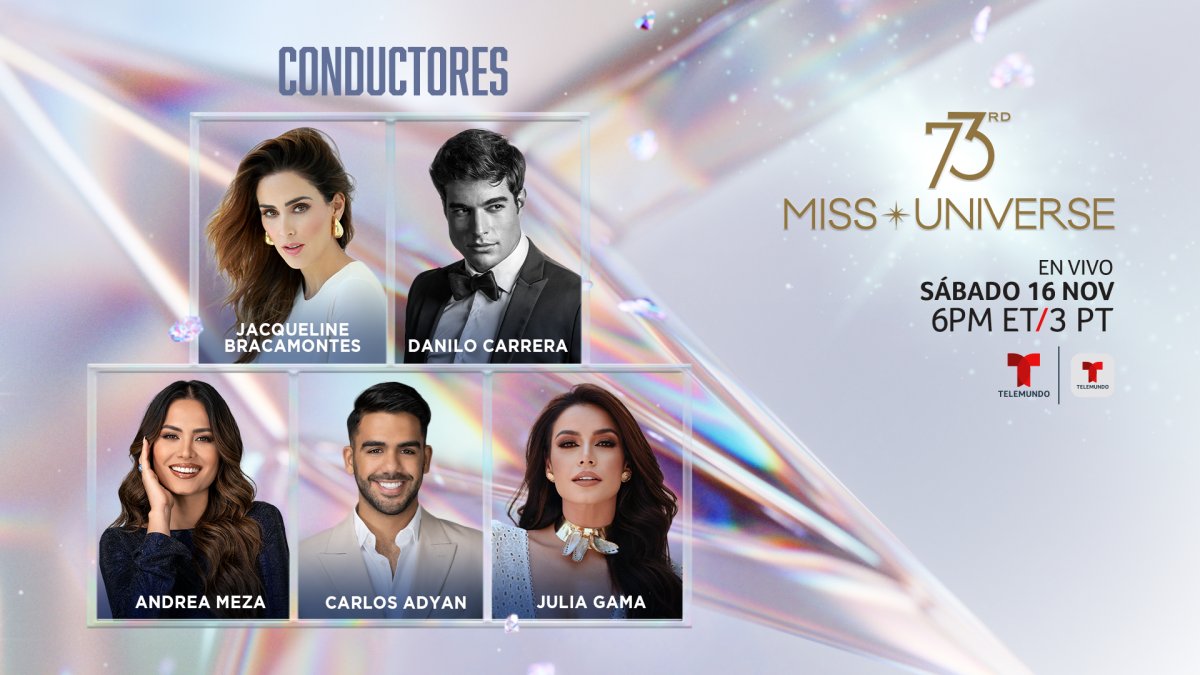 Jacqueline Bracamontes y Danilo Carrera presentarán Miss Universo ...