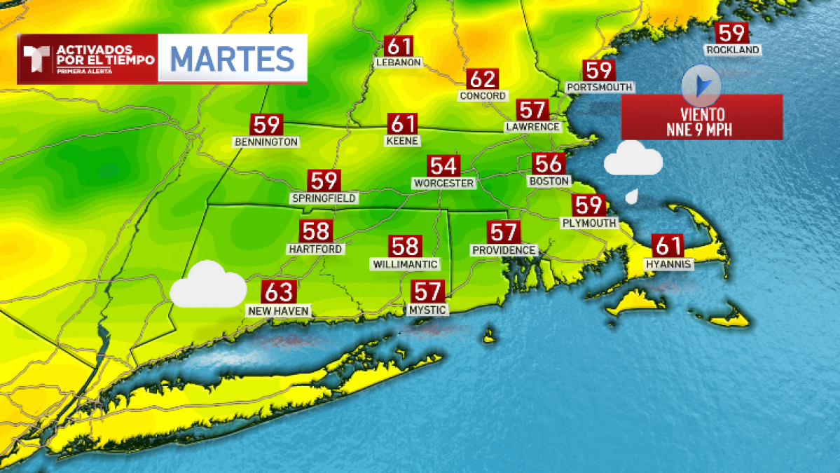 Pronóstico del tiempo en Massachusetts – Telemundo Nueva Inglaterra