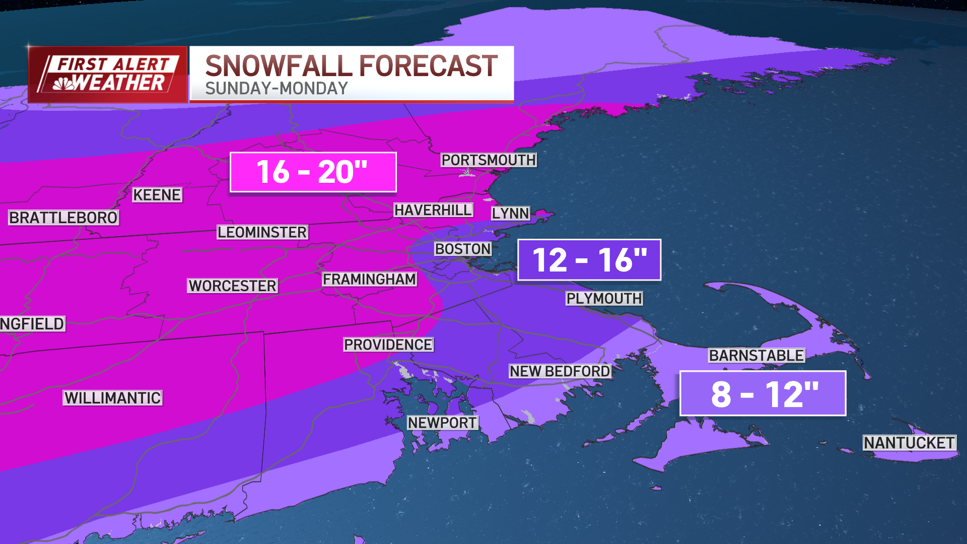 ¿Cuando empieza a nevar en Boston? Horario y cantidad de nieve ...